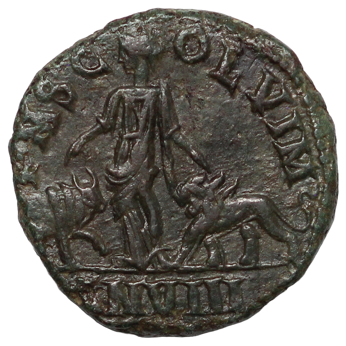 Ancient Roman Provincial Coin Philip I Viminacium Moesia AD 246/7 Æ ...