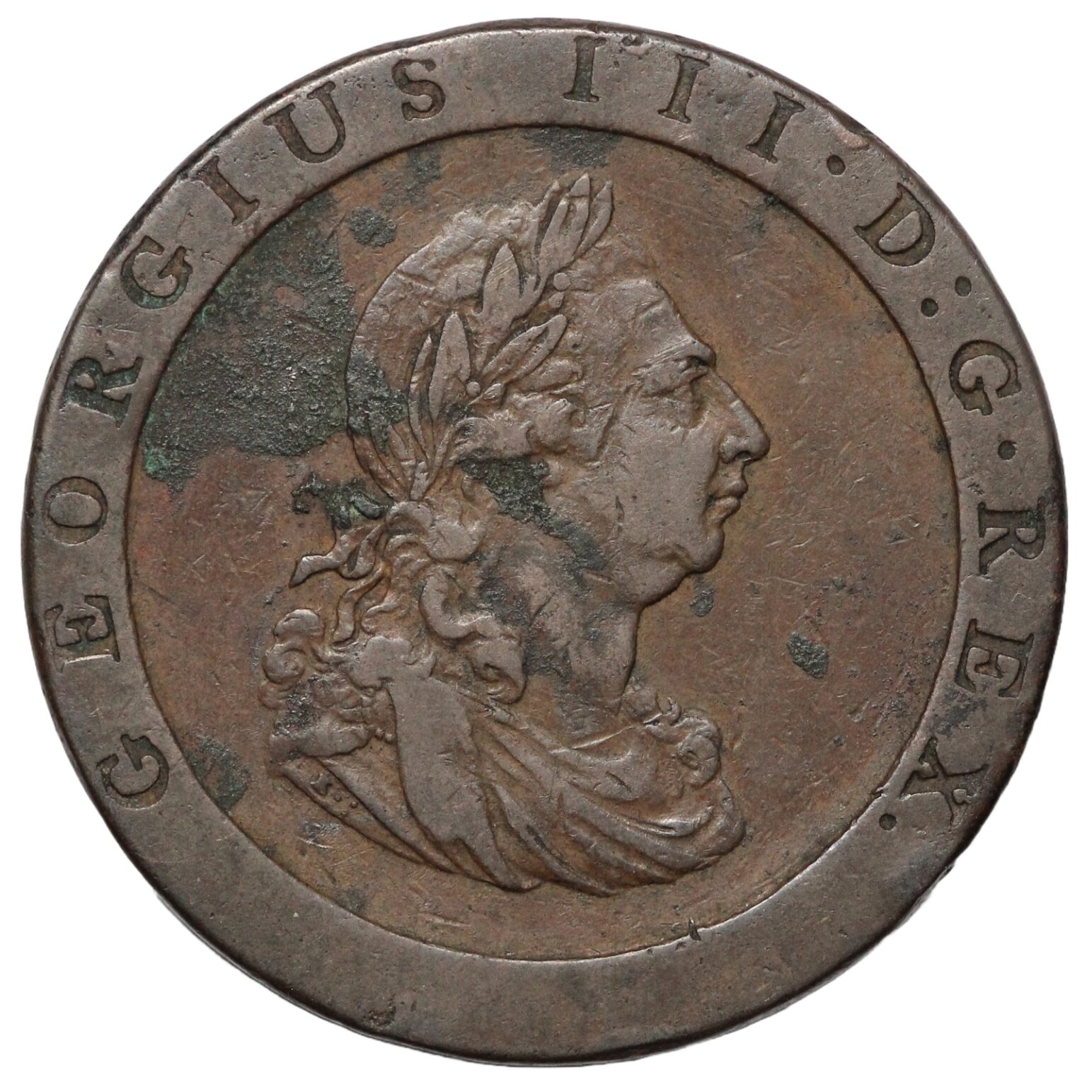 Great Britain 1797 Cartwheel Penny George III Australian Proclamation ...