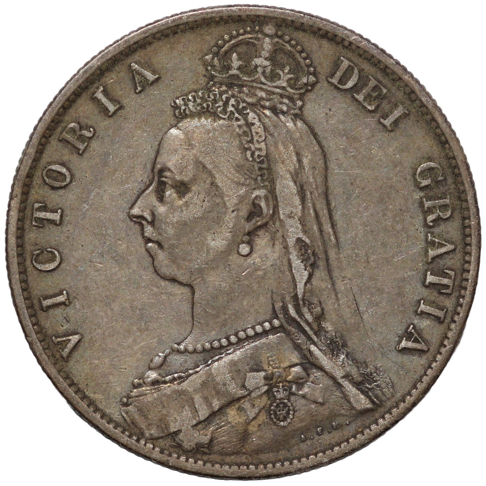 Great Britain 1888 Halfcrown Victoria Jubilee Head S-3924 Sterling ...