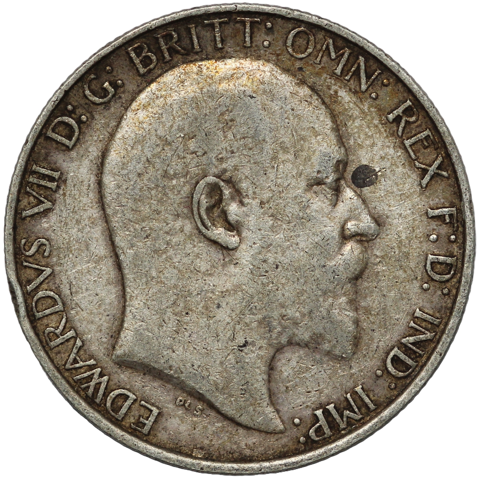 Great Britain 1902 Florin Edward VII Britannia S-3981 Sterling Silver ...