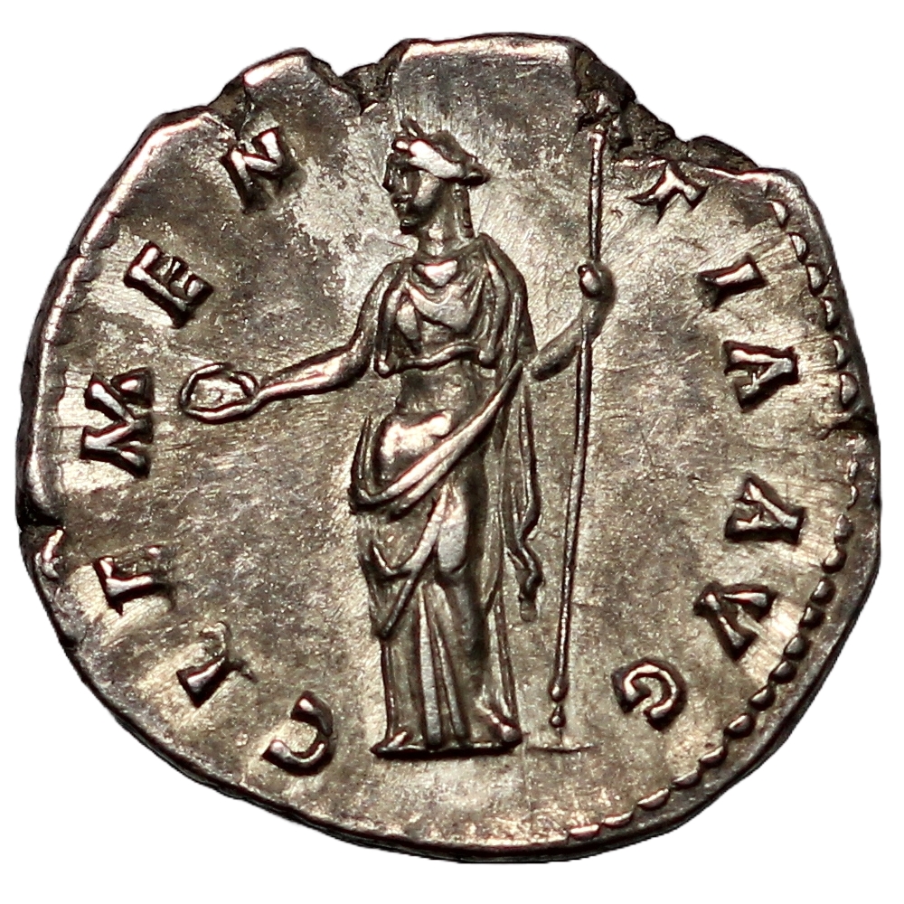 Ancient Roman Imperial Silver Coin Antoninus Pius AD 140-3 AR Denarius ...