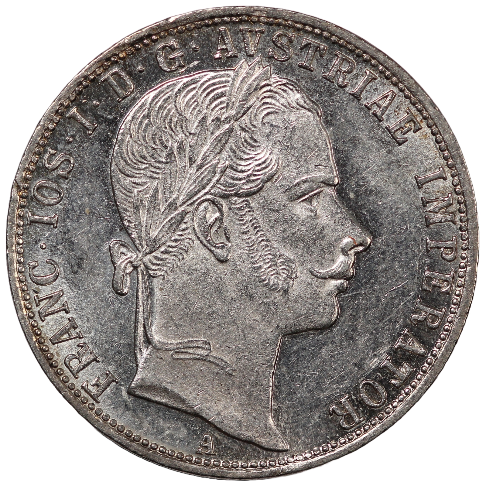 Austria 1860-A 1 Florin Franz Joseph I Vienna Mint KM# 2219 World ...