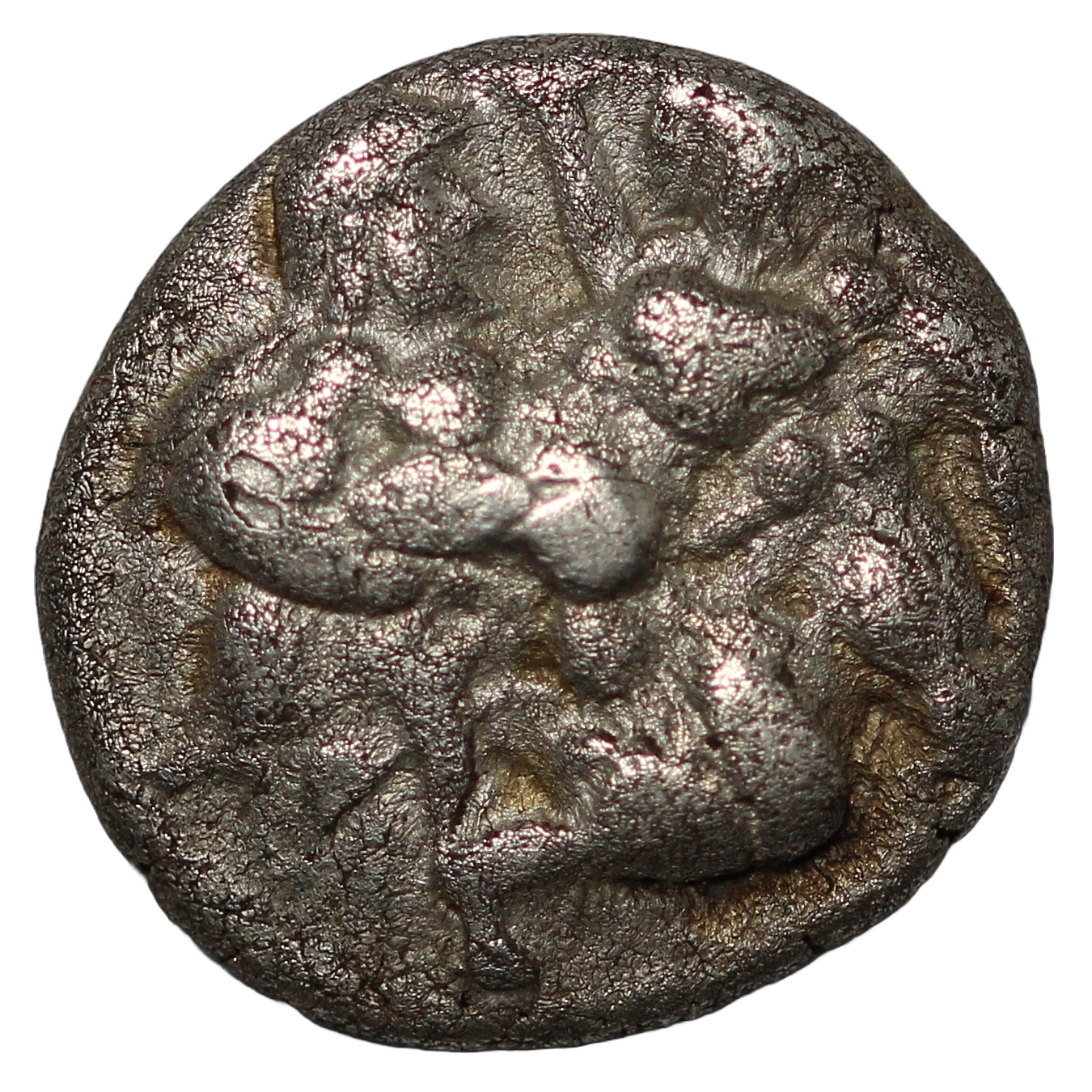 Ancient Greek Silver Coin Thrace Thasos AR Drachm c.525-463 BC Satyr ...