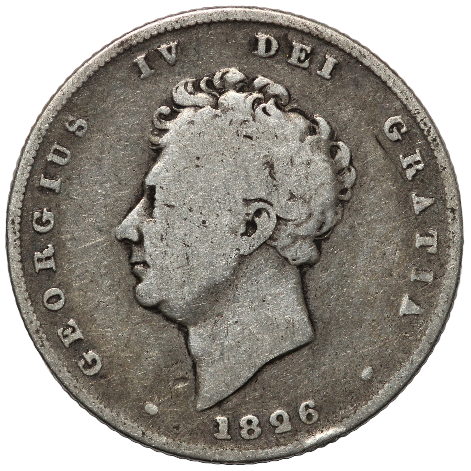 Great Britain 1826 Shilling Third Reverse George IV S-3812 Silver Coin ...