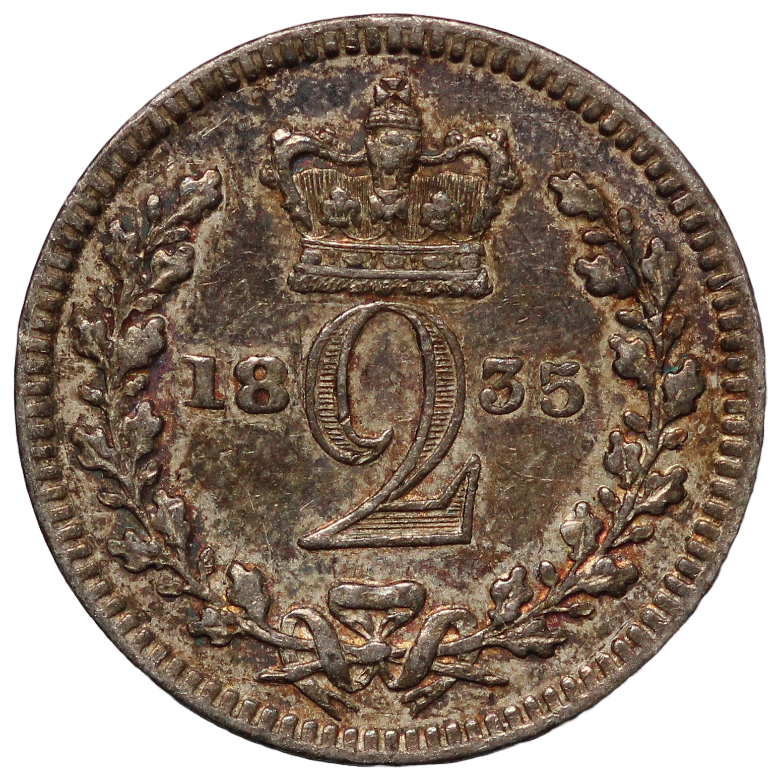 Great Britain 1835 Maundy Twopence William IV S-3843 Silver Coin ...
