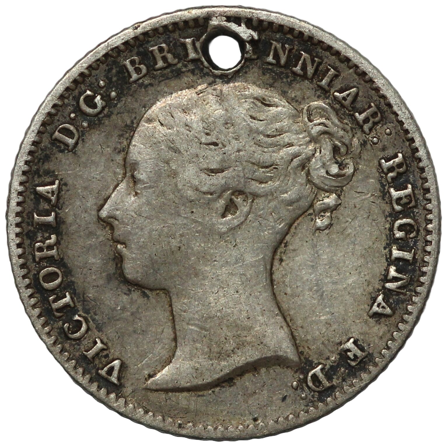 Great Britain 1838 Groat/Fourpence 4D Victoria S-3913 Silver Coin ...