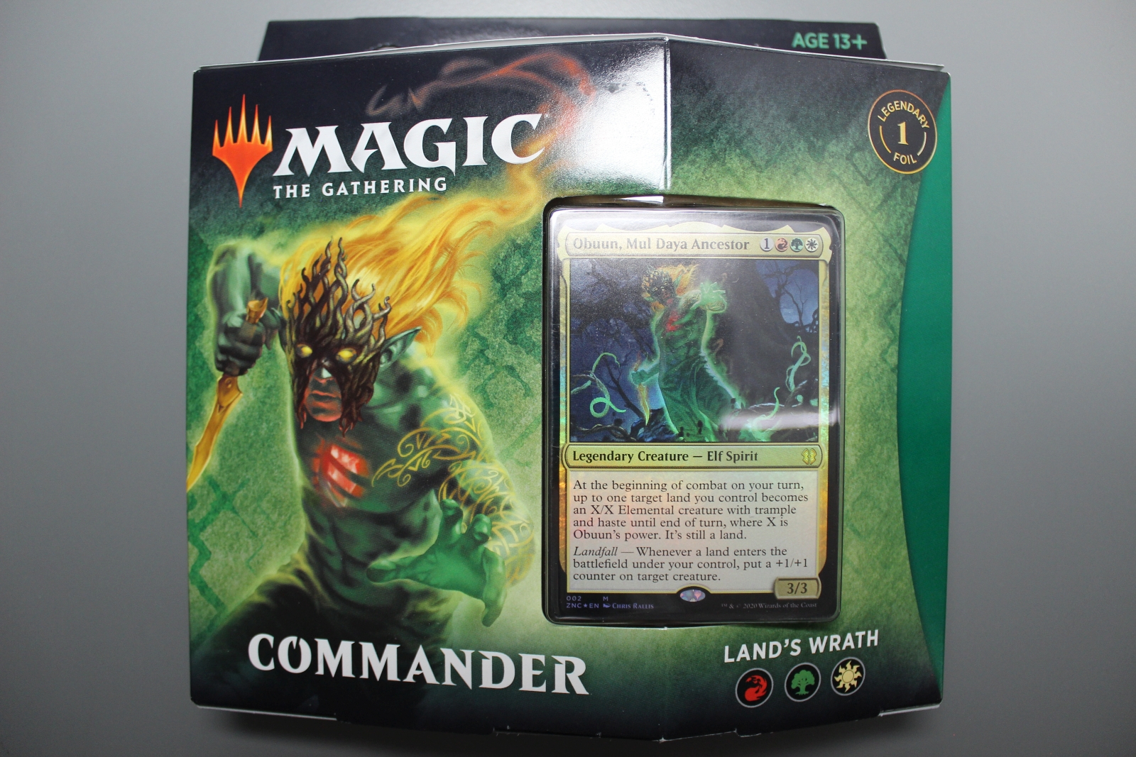 MTG Zendikar Rising Land's Wrath Commander Deck Magic The Gathering ...