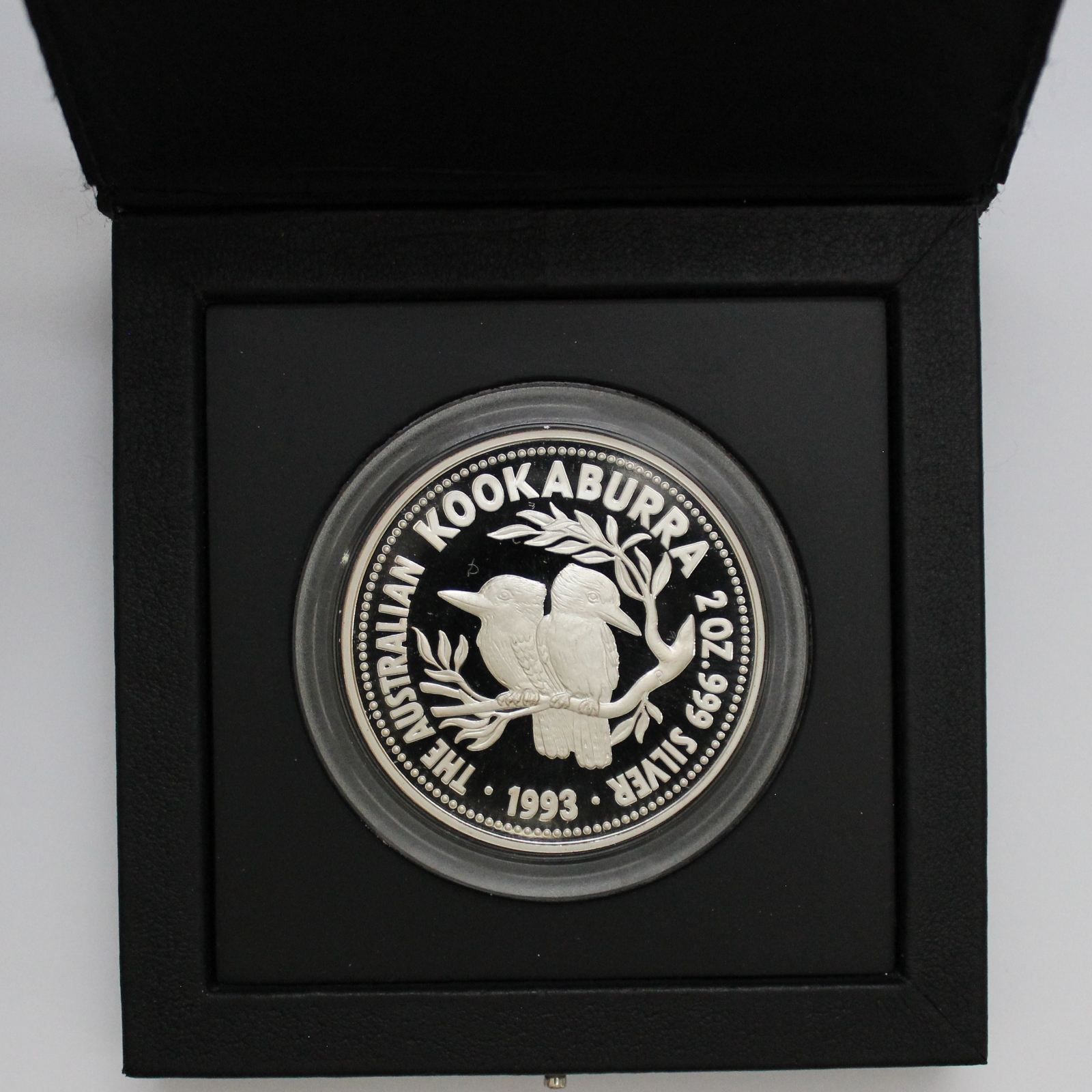 1993 Australian Kookaburra 2oz Silver Proof Coin Large Coin Series ...