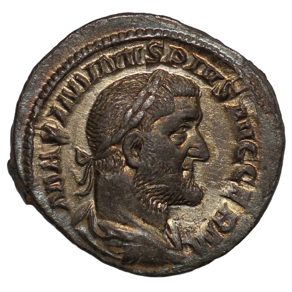 Ancient Roman Imperial Coin Maximinus Thrax AR Denarius AD 238 ...