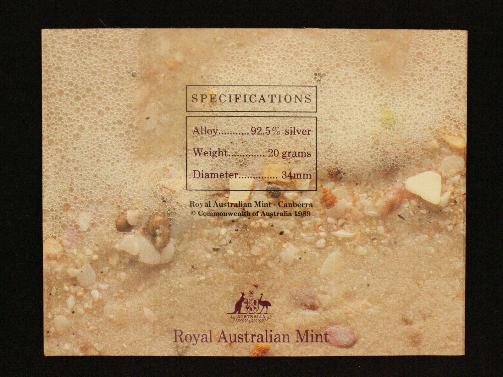 1989 Australian Ten Dollar $10 Silver Uncirculated Coin - Queensland ...